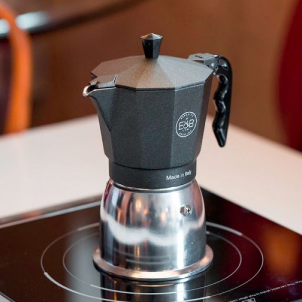 Induction Moka Pot 3T E B LAB Bar Italia